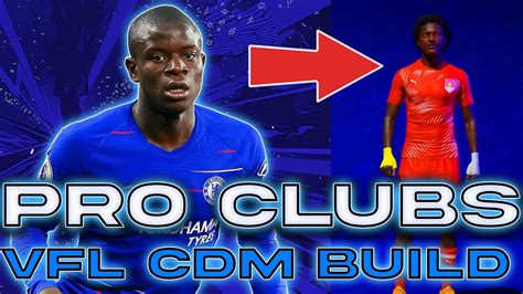 FIFA 21 META BEST PRO CLUBS VFL PLAYER CDM BUILD TOP TIPS TO