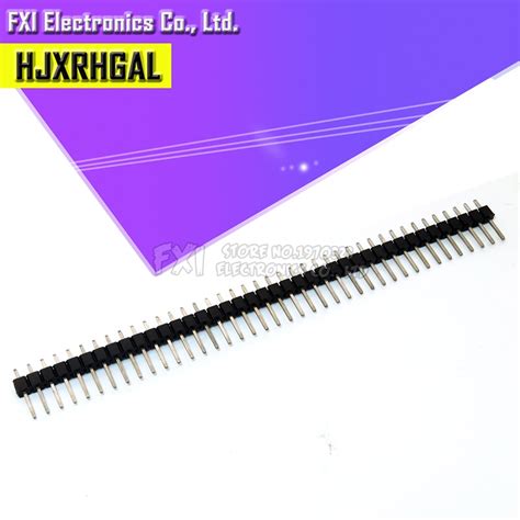 20pcs 40 Pin 1x40 Single Row Male Breakable Pin Header Connector Strip