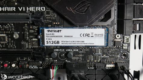 Patriot Scorch M 2 512GB NVMe SSD Review