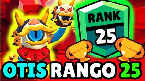 Sufriendo Con Otis En Rango Y Su Skin Otis Oni En Brawl Stars