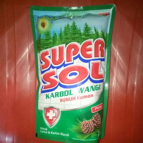 Jual Super Sol 800 Ml Karbol Wangi Bunuh Kuman Untuk Lantai Dan Kamar