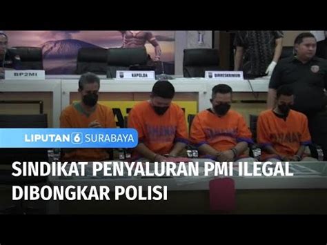 Sindikat Penyaluran PMI Ilegal Dibongkar Polisi Liputan 6 Surabaya