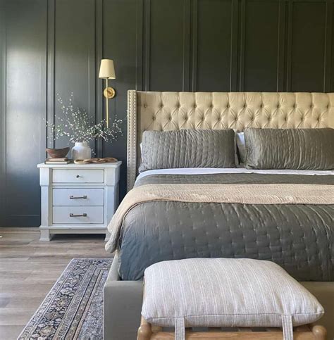Timeless Bedroom With Gold Torch Sconce Soul Lane