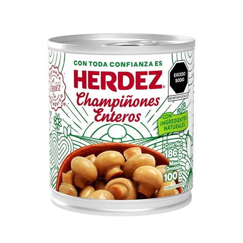 Champiñones Herdez enteros 186 g Walmart
