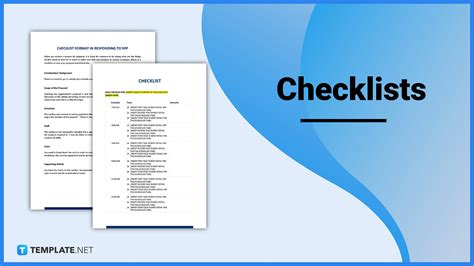 Checklist What Is A Checklist Definition Types Uses Free