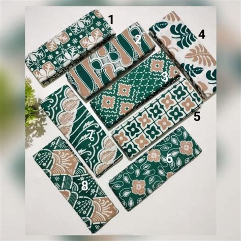 Jual KAIN BATIK CAP 2 WARNA HIJAU EMERALD GARUTAN Shopee Indonesia
