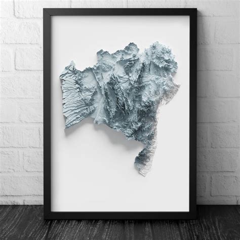 Mapa de Relevo da Bahia Highland Restaurações