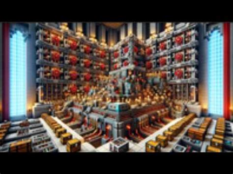 j ai construit une immense salle des coffre automatisée minecraft