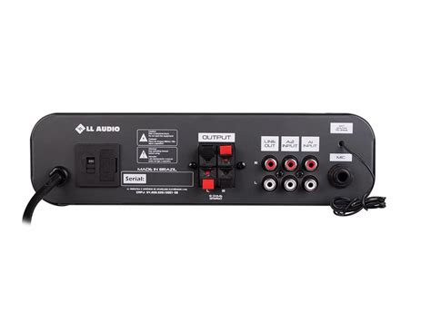 Mensageiro Musical Amplificador Ll Nca Ab Bt St Stereo Usb Fm