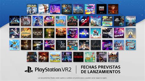 10 nuevos títulos presentados para PS VR2 y una lista de juegos para el