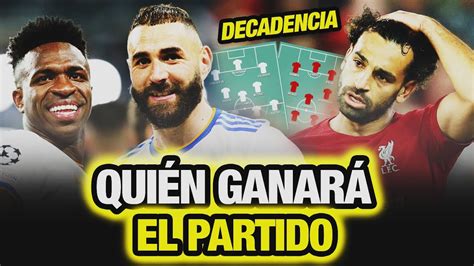 LIVERPOOL vs REAL MADRID ANÁLISIS FORMACIONES PREDICCIÓN y TÁCTICA