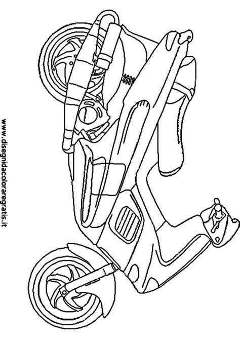 Coloriage Scooter 16 dessin gratuit à imprimer