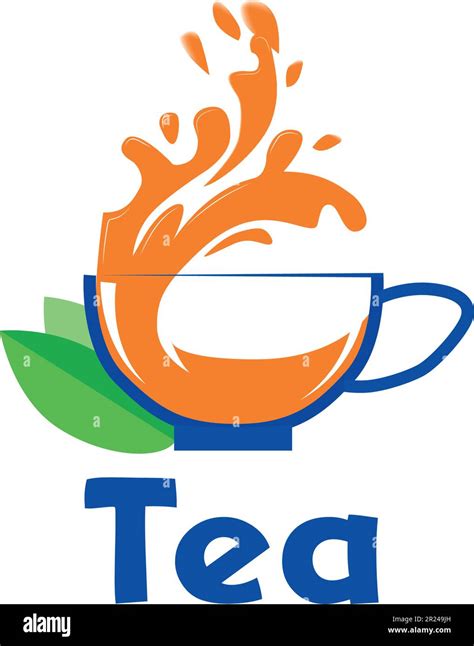 Tea Cup Cool Tea Logo Icons Stock Vector Image Art Alamy