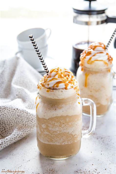 Easy Homemade Caramel Frappuccino Starbucks The Busy Baker