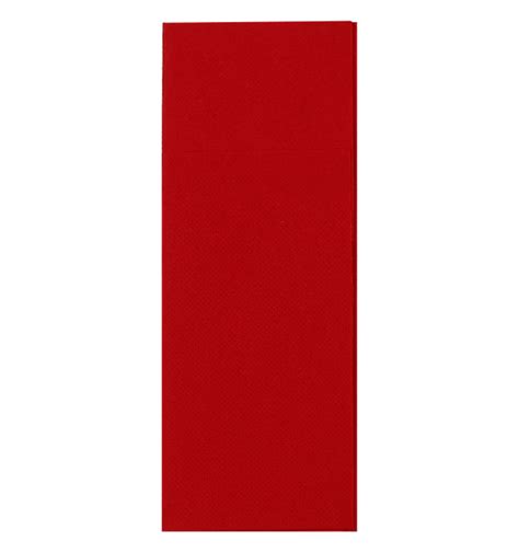 Zakvouw Papieren Servet Rood 32x40cm 1200 Stuks