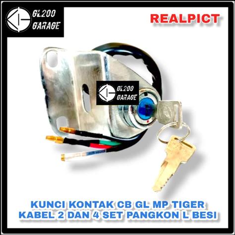 Jual KUNCI KONTAK CB GL MP TIGER LABEL 2 DAN 4 SET PANGKON KONTAK L