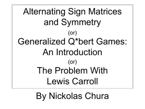 alternating sign matrices and symmetry