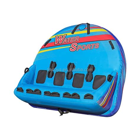 Inflatable Towable Booster Tube Four Person Water Tube Boating Float