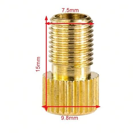 Adaptador De Válvula Presta Convierte Presta A Schrader Para