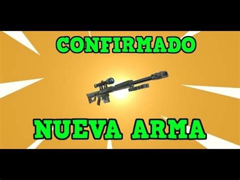 Nueva Arma Fusil De Tirador Pesado Confirmado Fortnite Youtube