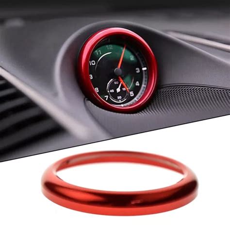AM LIOREZ LE LOOK De Votre Voiture Avec Une Bague De Garniture Rouge