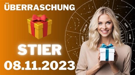 Stier Eine Unerwartete Berraschung Horoskop November