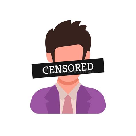 Censored Set Sign From Pixel Blur Square Color Background In Mosaic