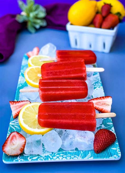 Sugar Free Popsicles Strawberry Lemon Video