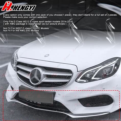 FRONT SPOILER LIPPE Stoßstange Sliber für Mercedes Benz W212 E350 2014