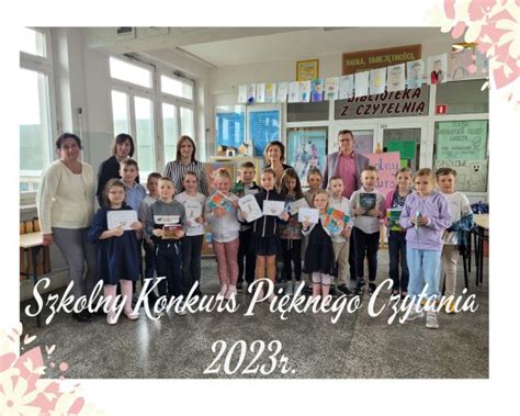 SZKOLNY KONKURS PIĘKNEGO CZYTANIA Szkoła Podstawowa nr 5 w Gostyninie