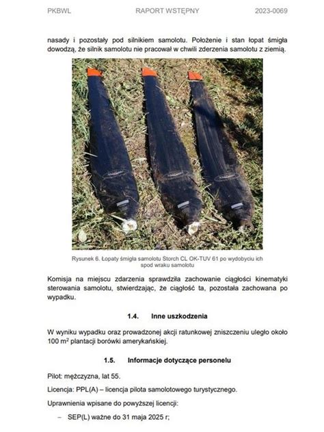 Kupił w Czechach samolot z silnikiem bez atestów 55 latek roztrzaskał