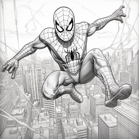 Spider Man W Locie Darmowa Kolorowanka Dla Dzieci Do Druku DARMOWE