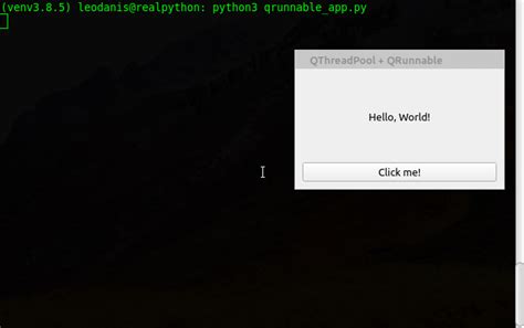Qt Framework Events Signals Threads