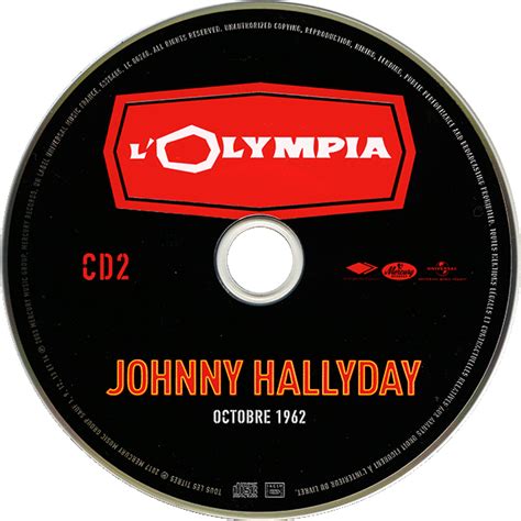 Johnny Hallyday Double CD Olympia Octobre 1962 Johnny Hallyday