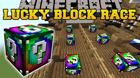 Minecraft AMAZING STRUCTURES LUCKY BLOCK RACE Lucky Block Mod