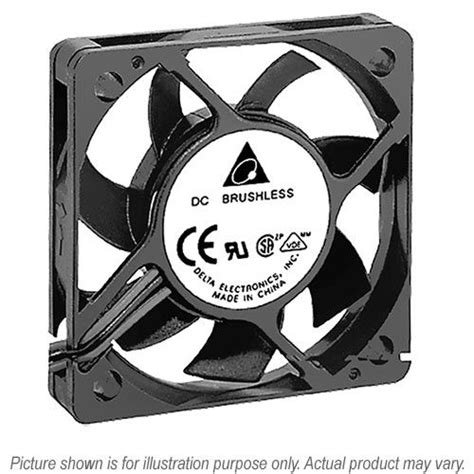 EFB0512HHA 50x50x10mm 12 VDC 0 15A 1 80 Watts 6500 RPM 2 Wire
