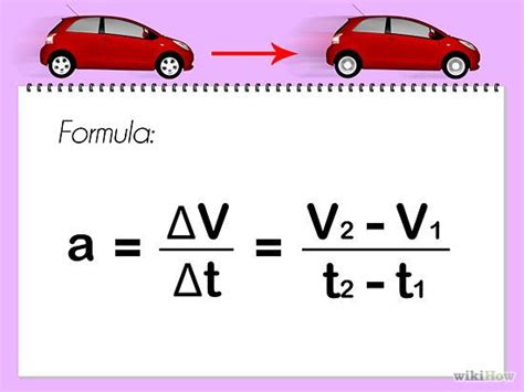 How To Calculate Acceleration Steps With Pictures Wikihow