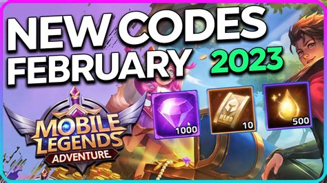 Mobile Legends Codes New Ml Adventure Cd Key Youtube