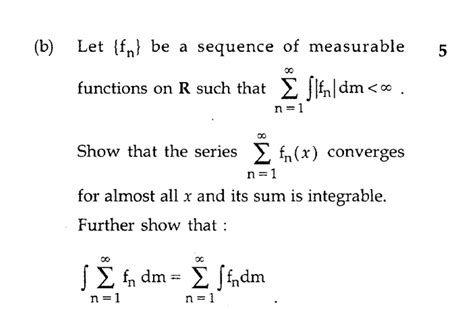let {f n} be a sequence of measurable functions on r