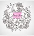 Set Of Borders With Multicolor Spring Flowers Vector Image