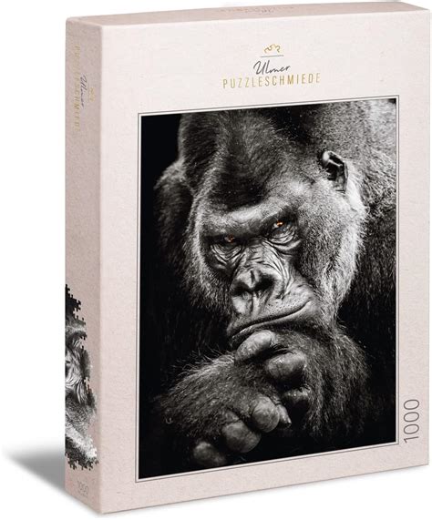 Ulmer Puzzleschmiede 1000 Teile Puzzle Silberrücken Modern