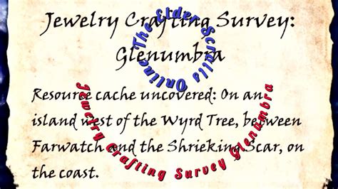 ESO Jewelry Crafting Survey Glenumbra The Elder Scrolls Online