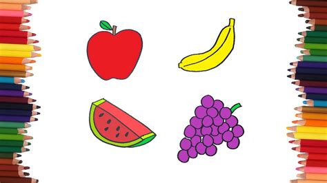 Agregar más de 81 aprender a dibujar frutas camera edu vn
