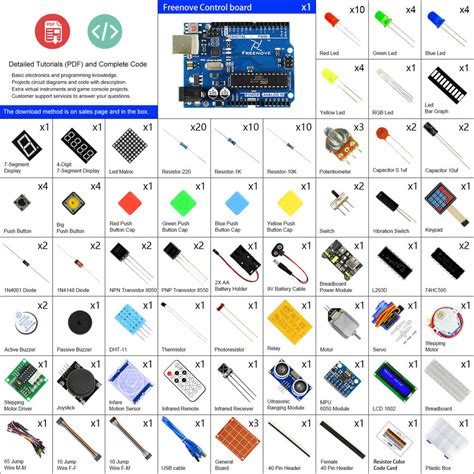 Freenove Ultimate Starter Kits With Controller Compatible With Arduino