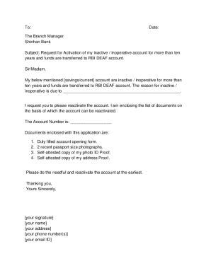 Fillable Online Unclaimed Deposits How To Claim Inoperative Accounts