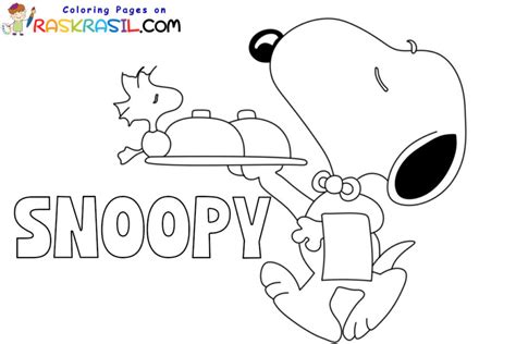 Snoopy Coloring Pages