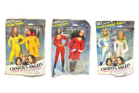 Hasbro Charlies Angels Dolls Farrah Fawcett Majors Kate