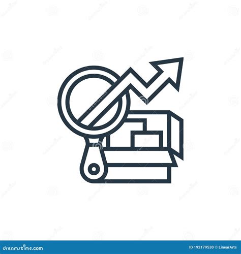 Analysis Icon Vector From Industrial Process Concept Thin Line