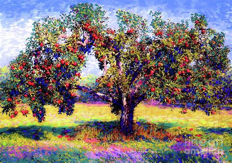 Apple Tree Orchard Painting By Jane Small Pixels