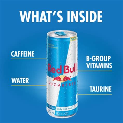 Red Bull Sugar Free Energy Drink 8 4 Fl Oz Frys Food Stores